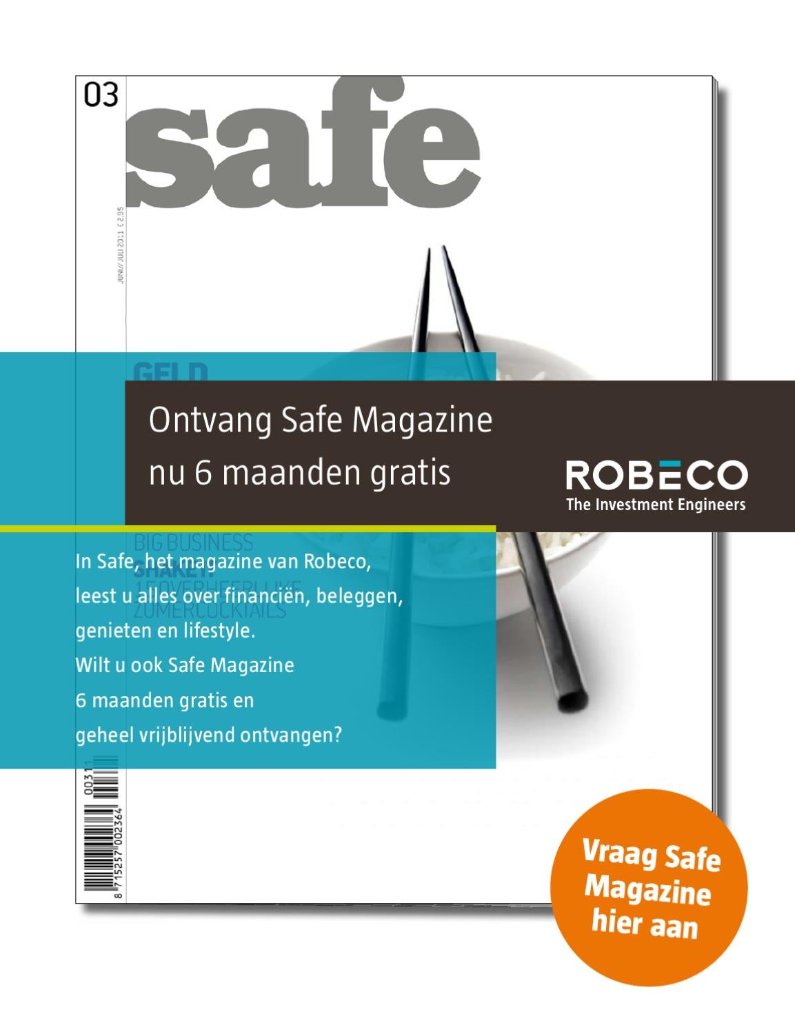 Vraag Safe Magazine aan by Robeco - Issuu