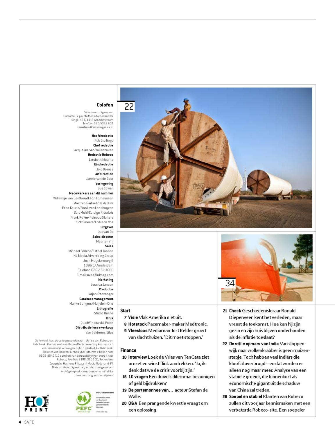 Safe Magazine Inhoud nr. 1 2011 by Robeco - Issuu
