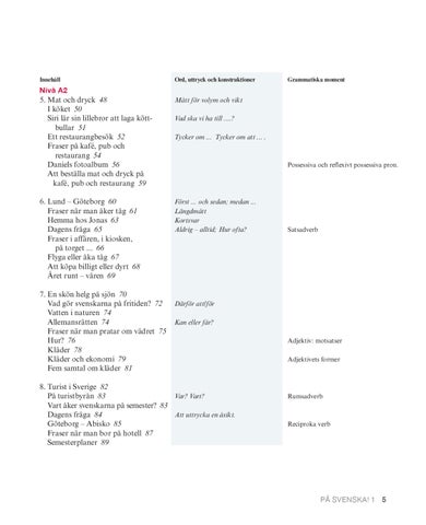 På svenska! 1 lärobok by Folkuniversitetets förlag - Issuu