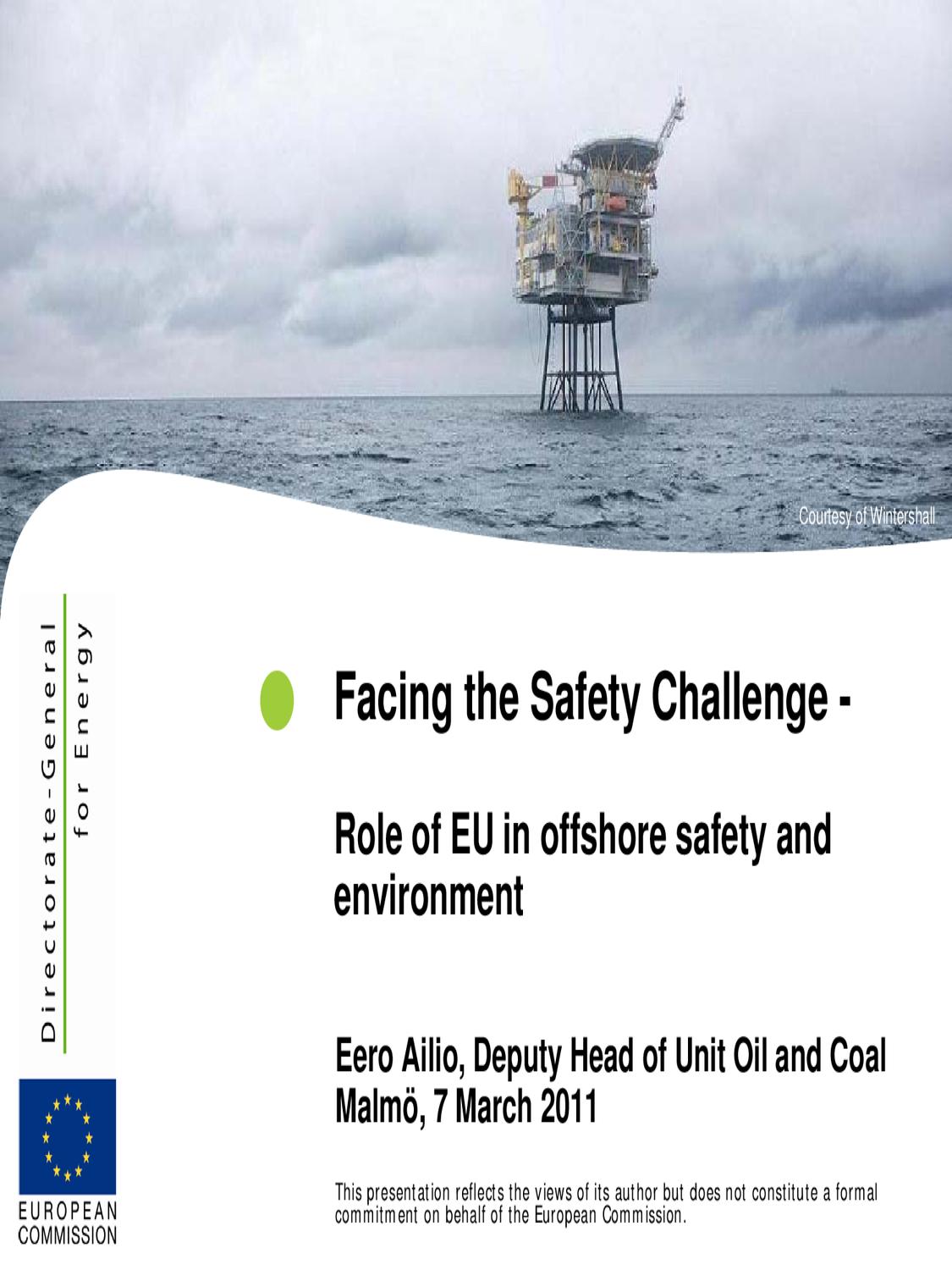Facing the Challenge of Offshore Safety by World Maritime University ...