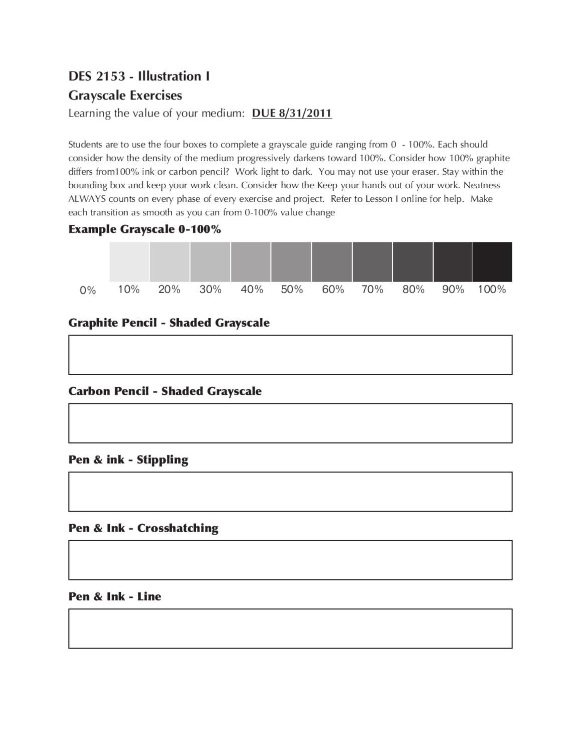 Grayscale Worksheet by Keith Webb - Issuu