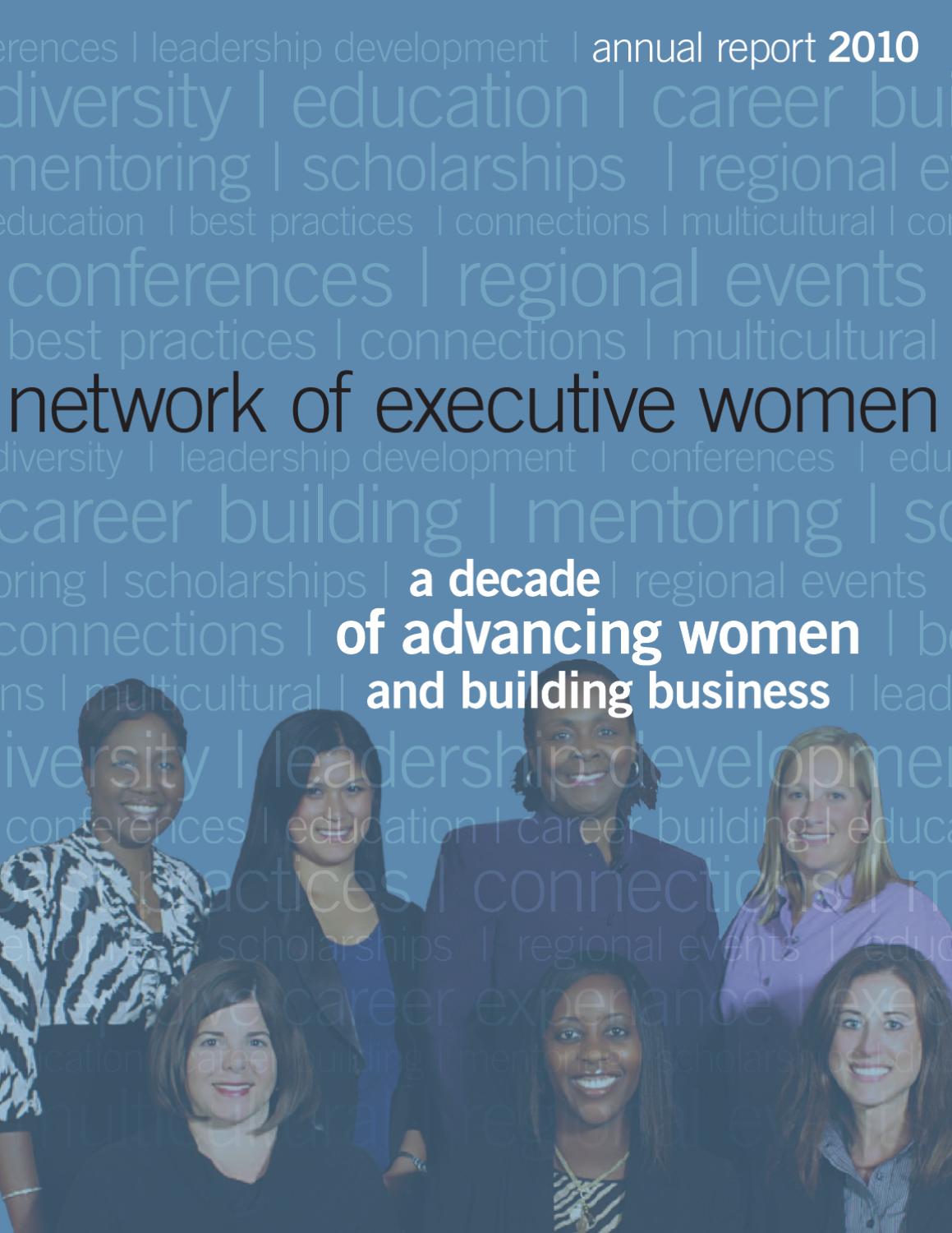 2010 Network of Executive Women Annual Report by Network of Executive ...