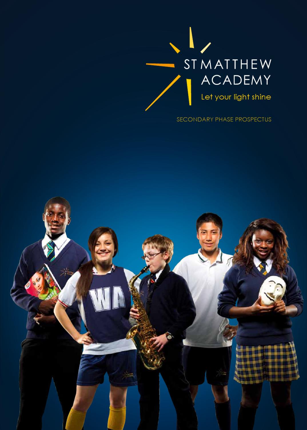 St Matthew Academy by Cleverbox UK Ltd - Issuu