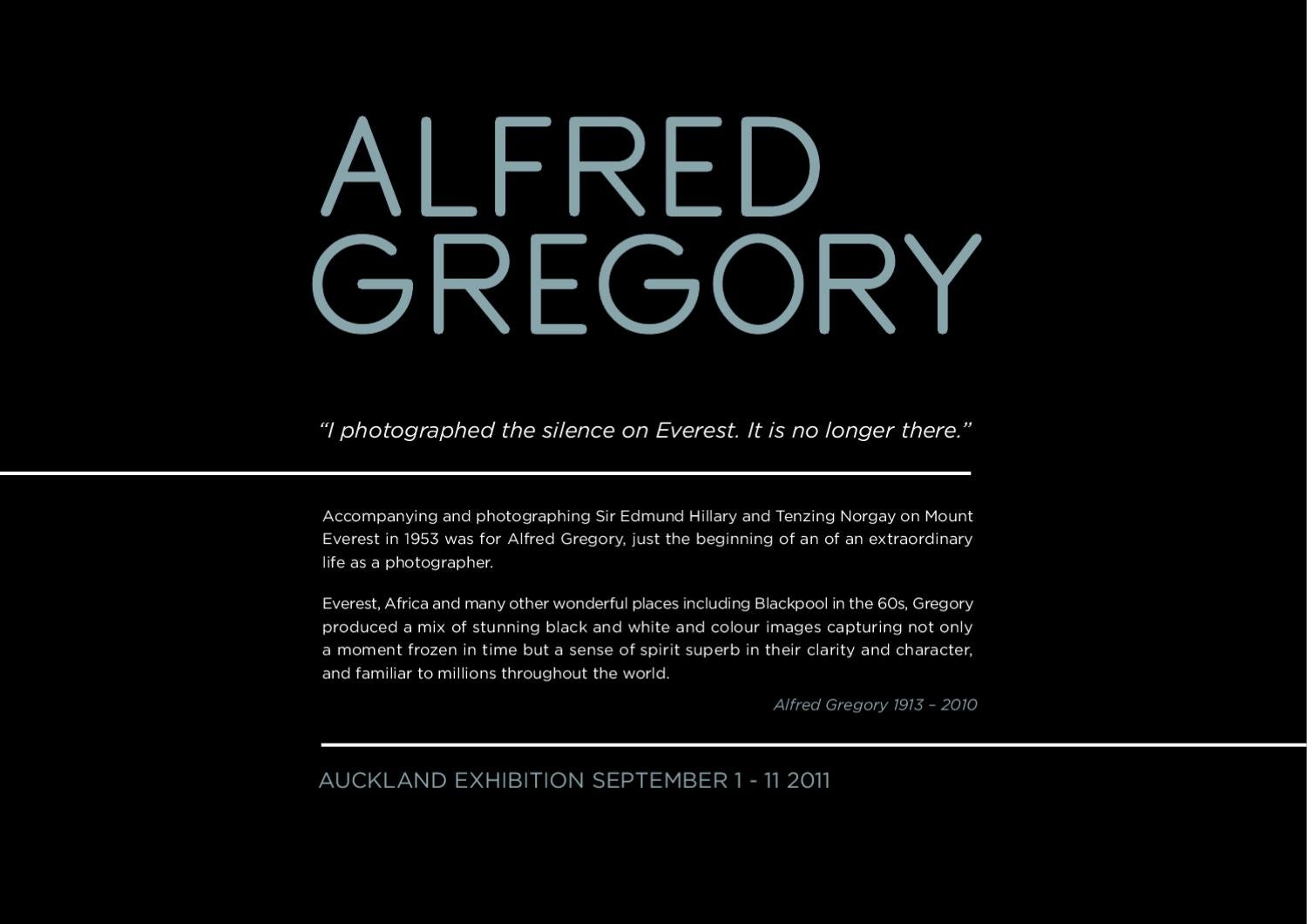 Alfred Gregory: From Everest to Blackpool by Webb's Auction House - Issuu