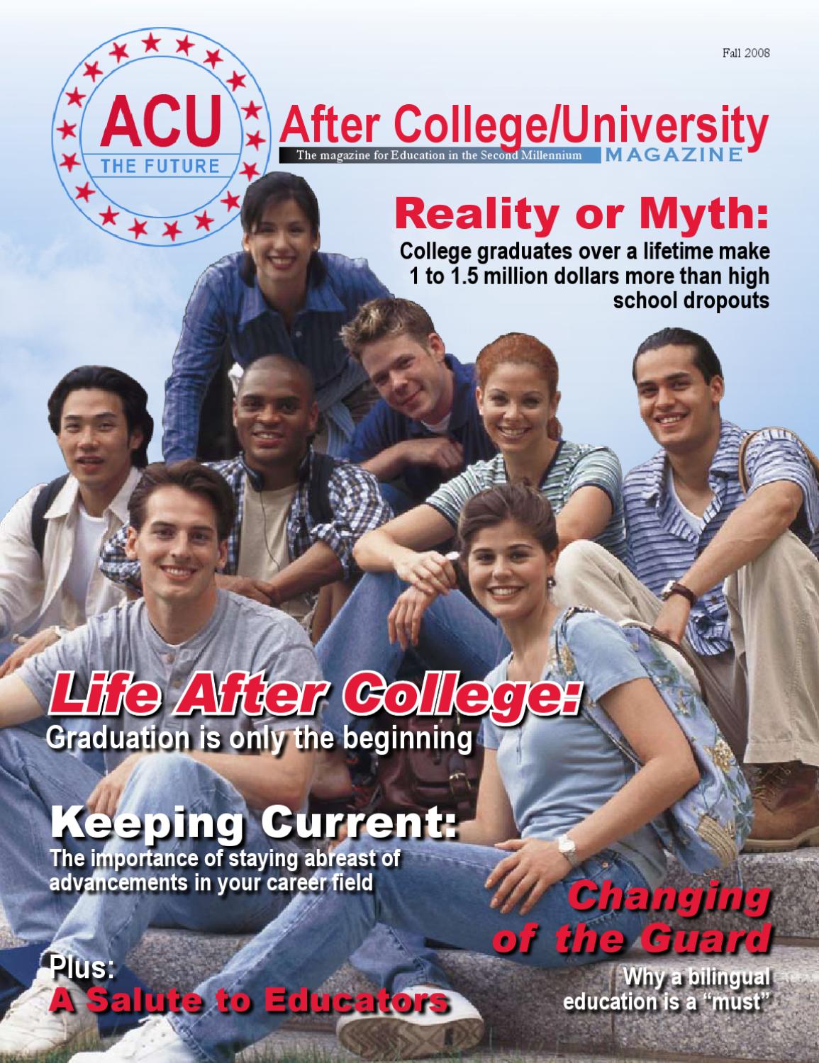 ACU After College University Magazine by Sherman Studios - Issuu