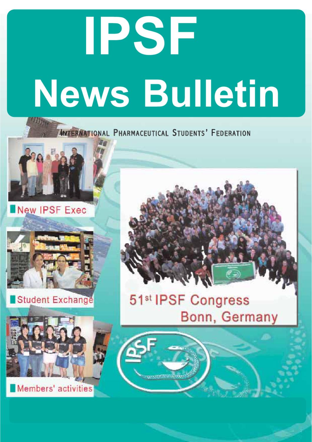 IPSF News Bulletin 35 December 2005 by International Pharmaceutical ...