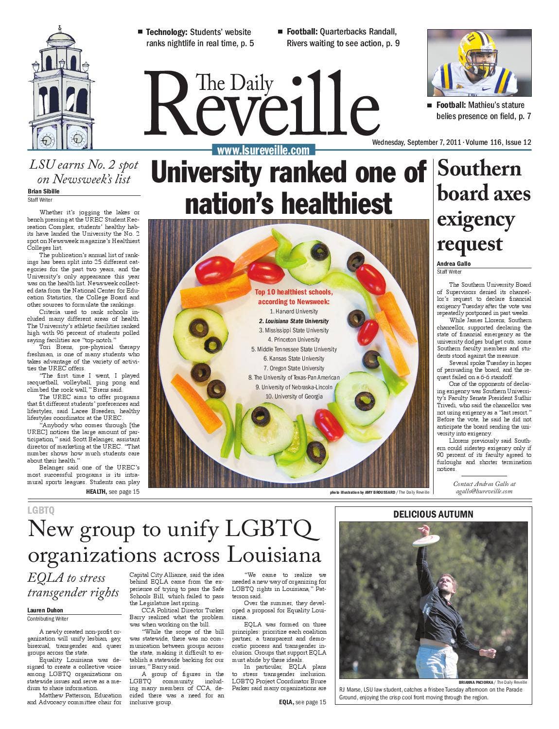 The Daily Reveille - Sept. 7, 2011 by Reveille - Issuu