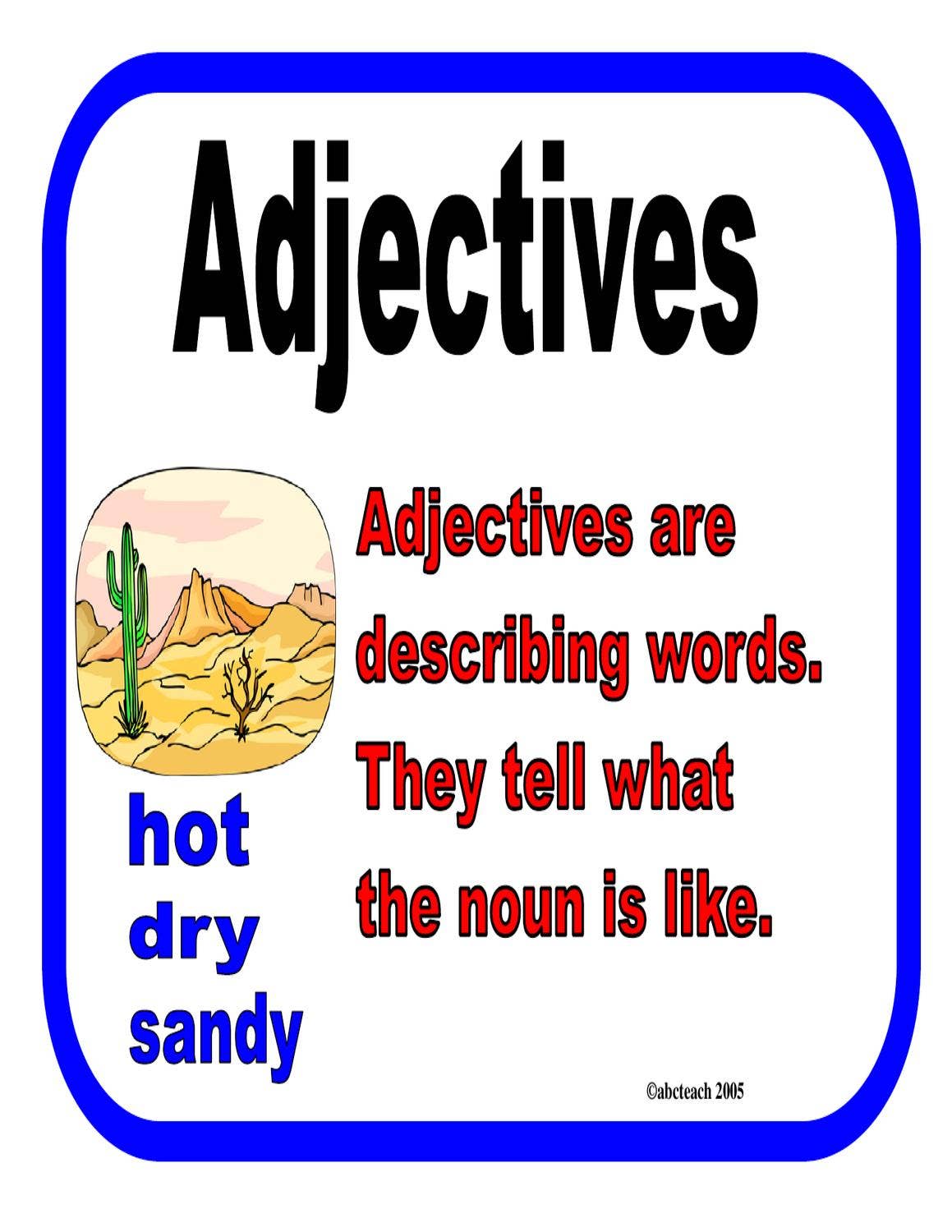 grammar_adjectives_poster by Tanjapan - Issuu