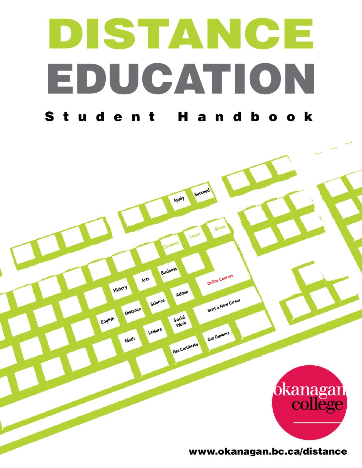 Okanagan College Distance Education Handbook 2011 by Okanagan College ...