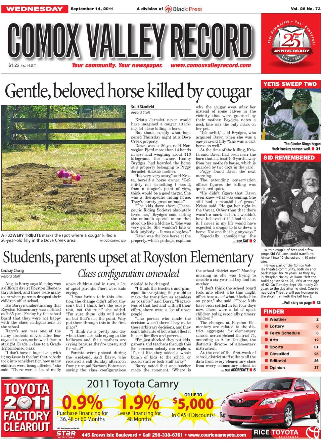 Wednesday September 14, 2011 Comox Valley Record by Comox Valley Record ...