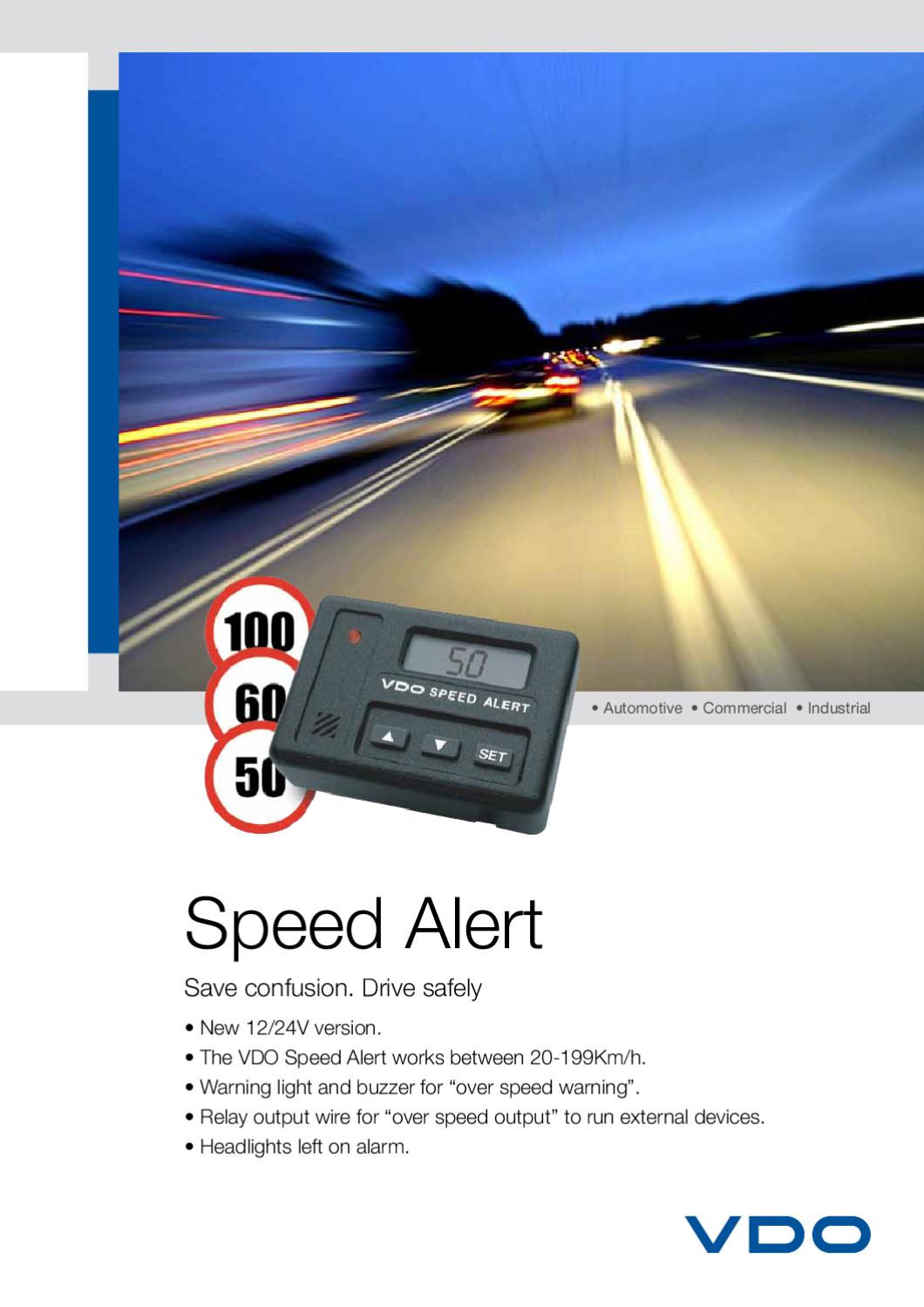 /VDO%20Speed%20Alert%20Brochure by howard instruments - Issuu