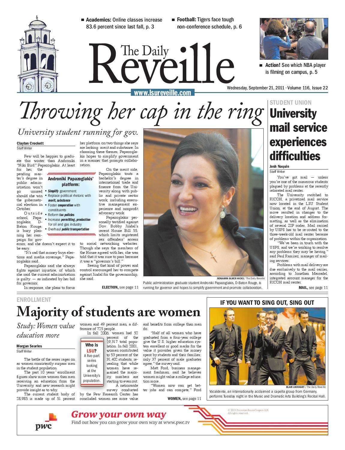 The Daily Reveille - Sept. 21, 2011 by Reveille - Issuu