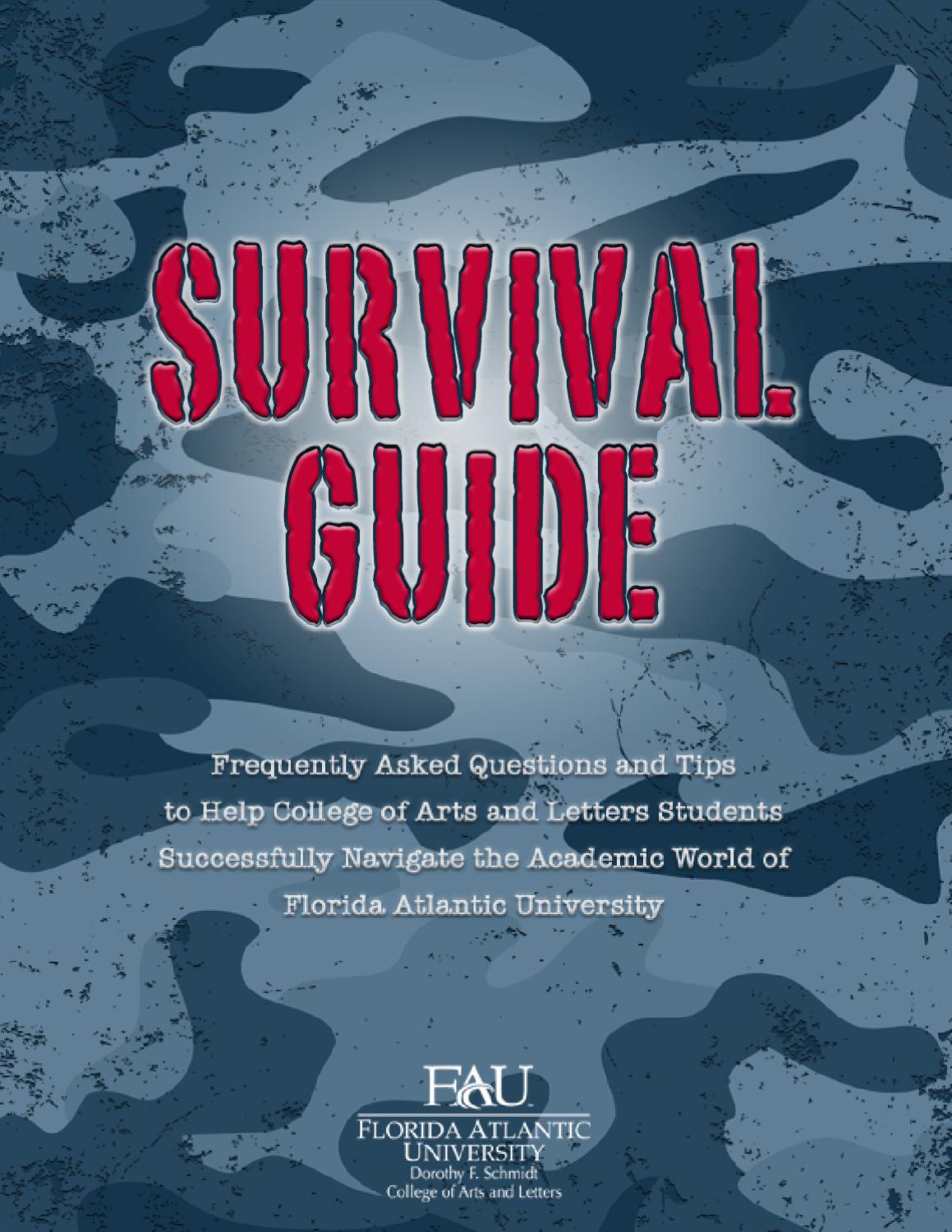 Survival Guide by Florida Atlantic University - Issuu