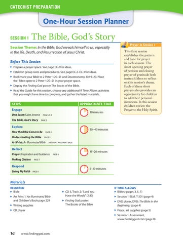 Finding God: Grade 6, School, Teacher's Edition by Loyola Press - Issuu