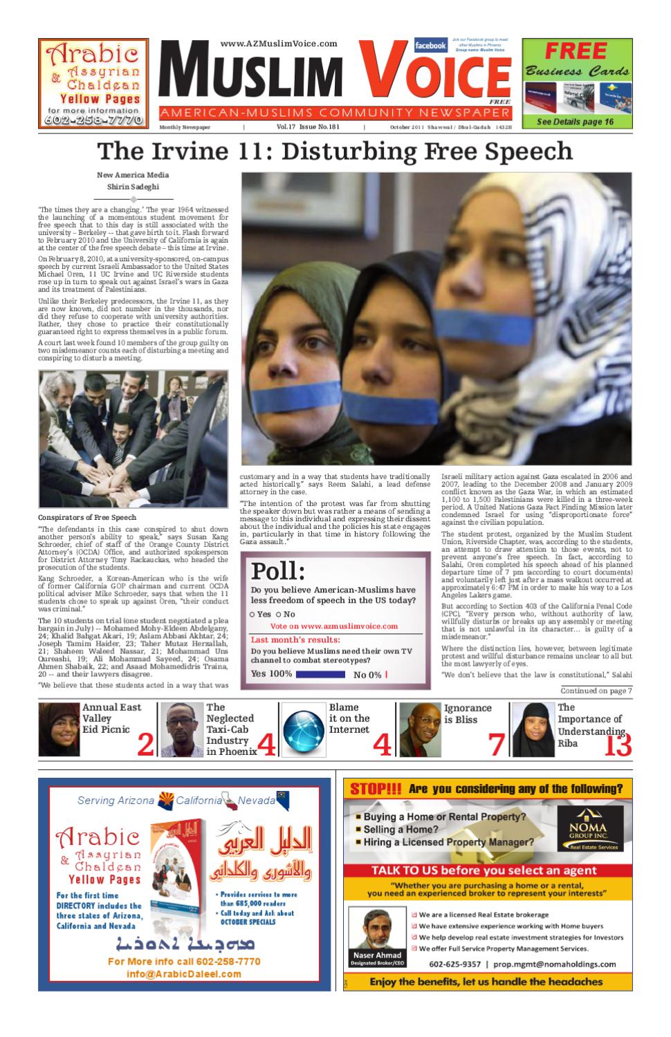 Muslim Voice October 2011 by Arabesque Media & Breek Media - Issuu