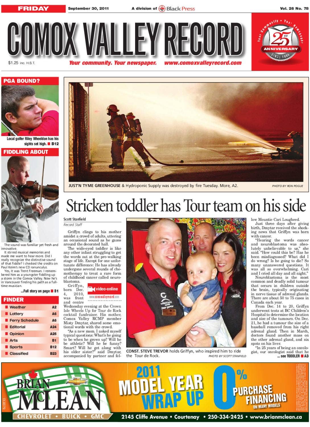 Fri September 30, 2011 by Comox Valley Record Newspaper - Issuu
