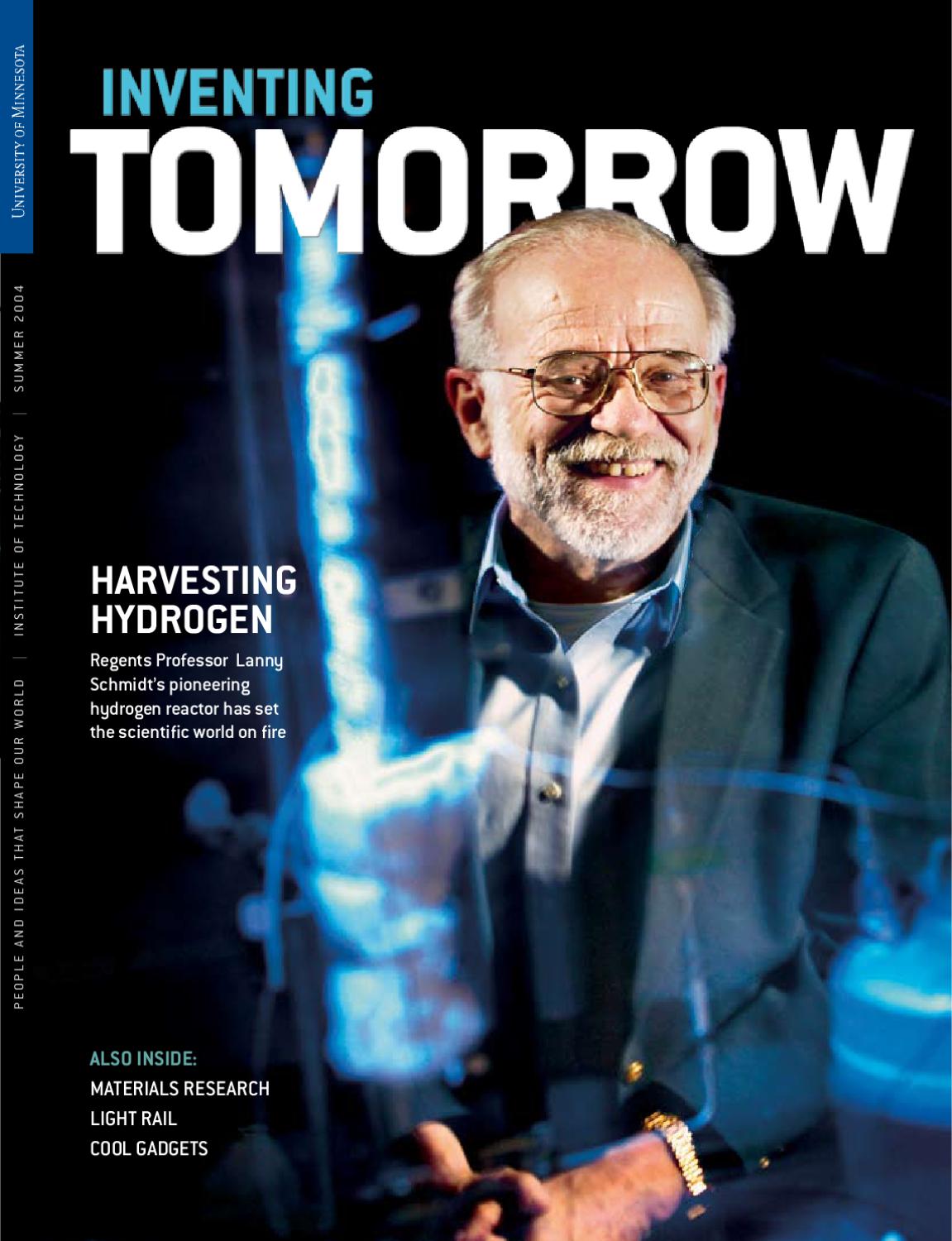 Inventing Tomorrow, Summer 2004 (vol 28 no 2) by College of Science and ...