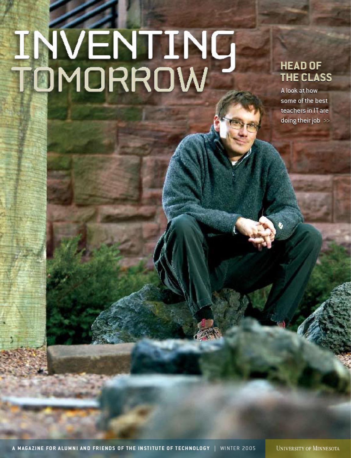 Inventing Tomorrow, Winter 2005 (vol 29 no 1) by College of Science and ...