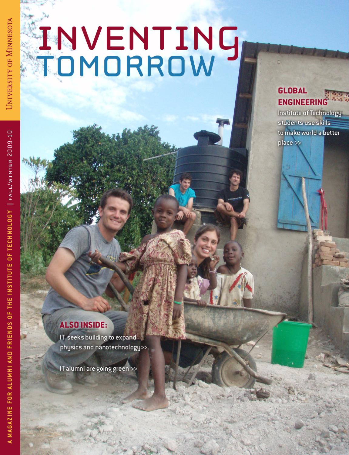 Inventing Tomorrow, Fall 2009 (vol 34 no 1) by College of Science and ...