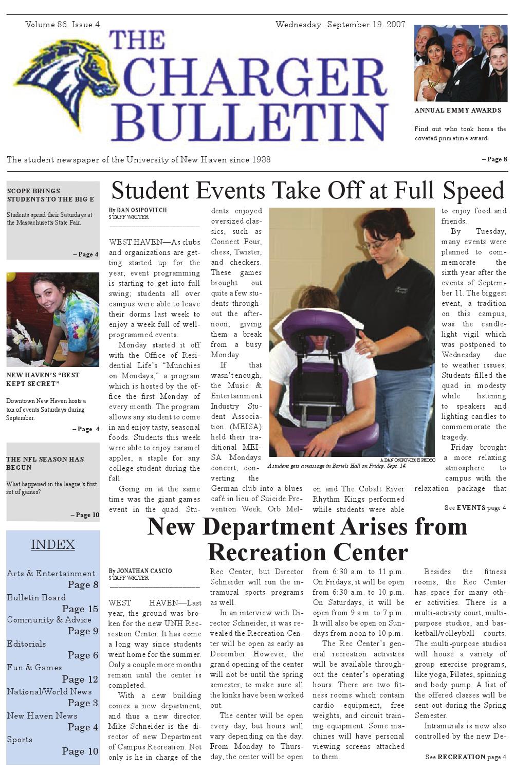 September 19 2007 by The Charger Bulletin - Issuu