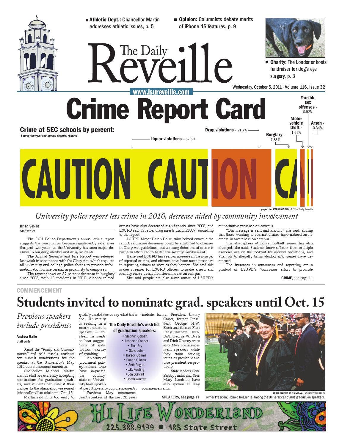 The Daily Reveille - Oct. 5, 2011 by Reveille - Issuu