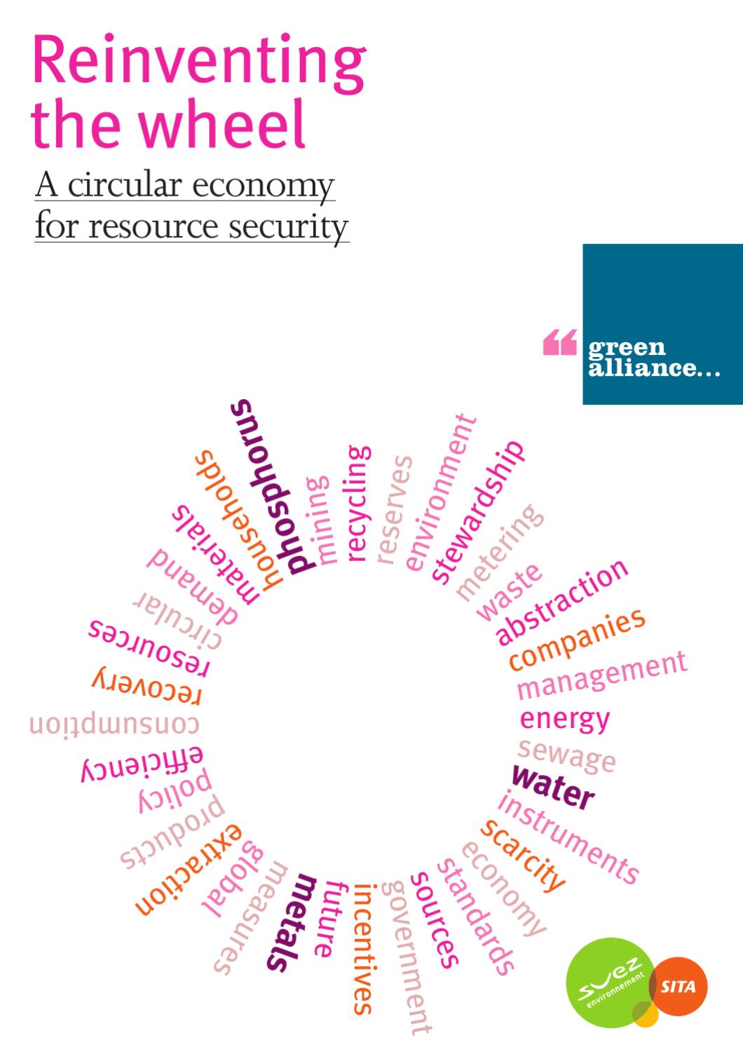 Reinventing the wheel: a circular economy for resource security by ...