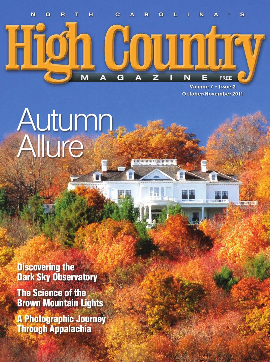 High Country Magazine | Vol 7 Issue 2 | October/November 2011 by High ...