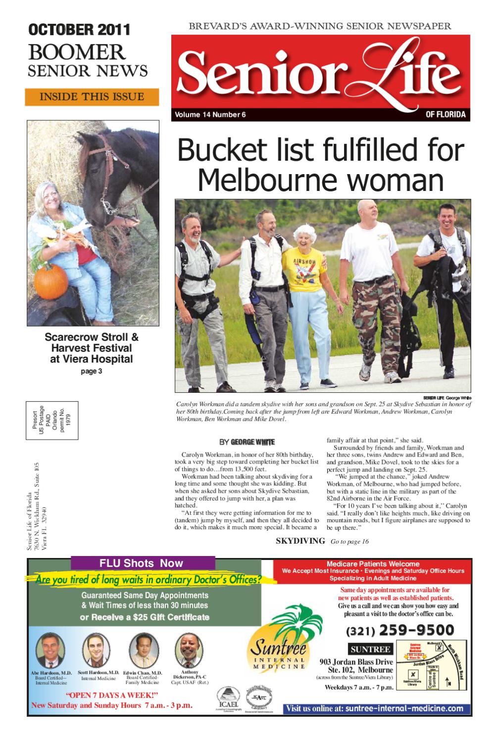 October 2011 Senior Life Newspaper by Viera Voice • Senior Life ...