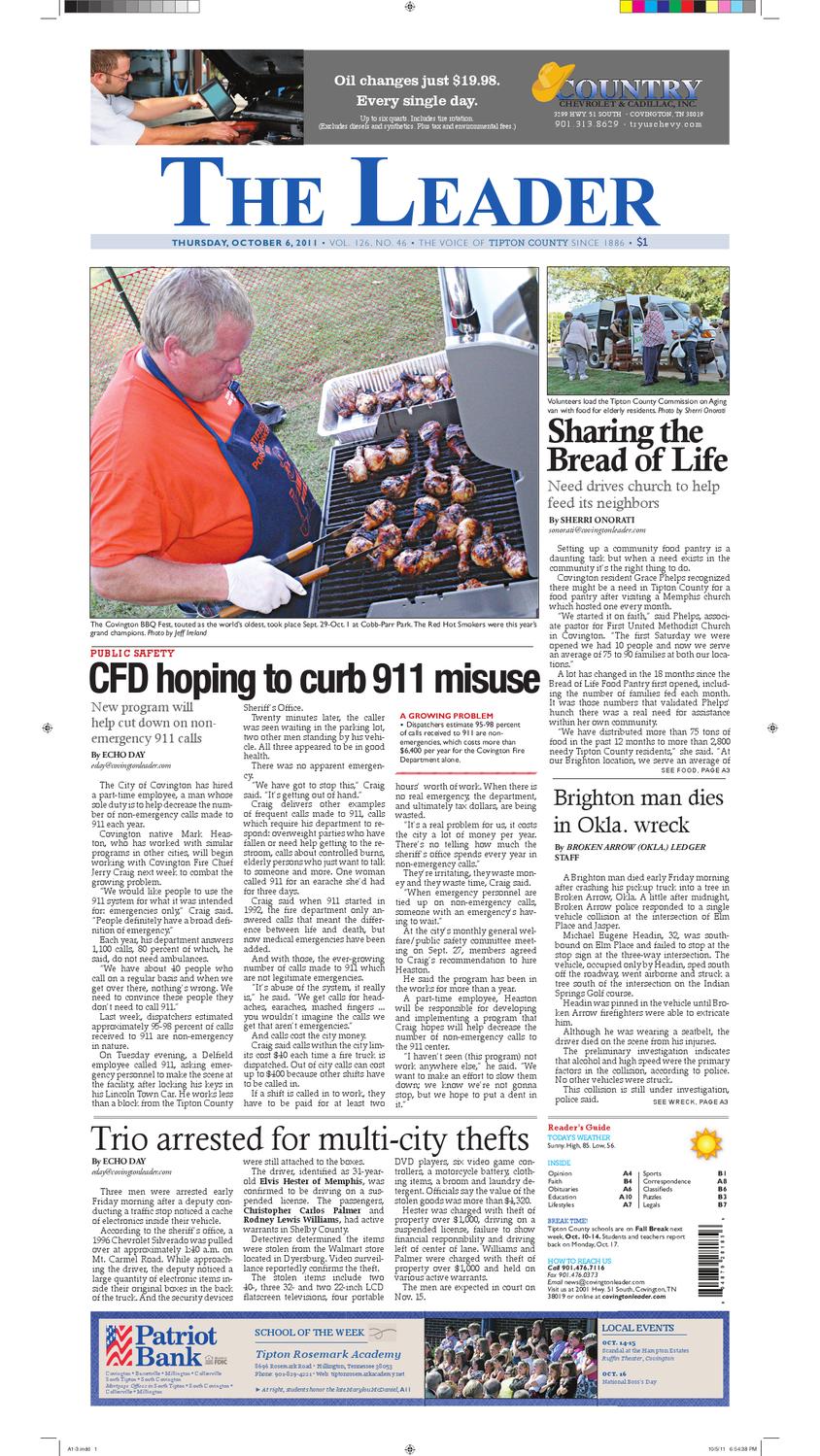 The Leader - October 6, 2011 by The Leader - Issuu