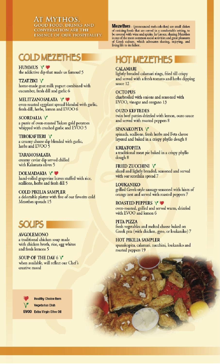 Mythos Greek Taverna Menu by Social Caddie - Issuu