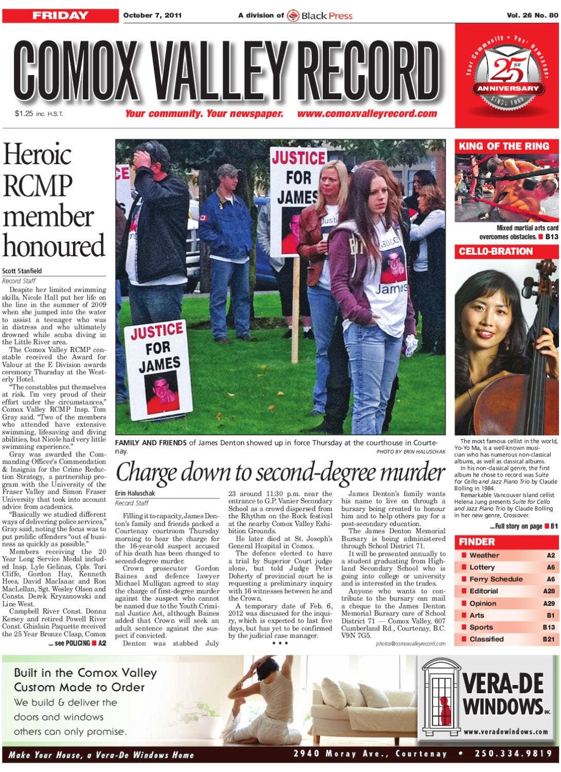 Fri Oct 7, 2011 Comox Valley Record by Comox Valley Record Newspaper ...