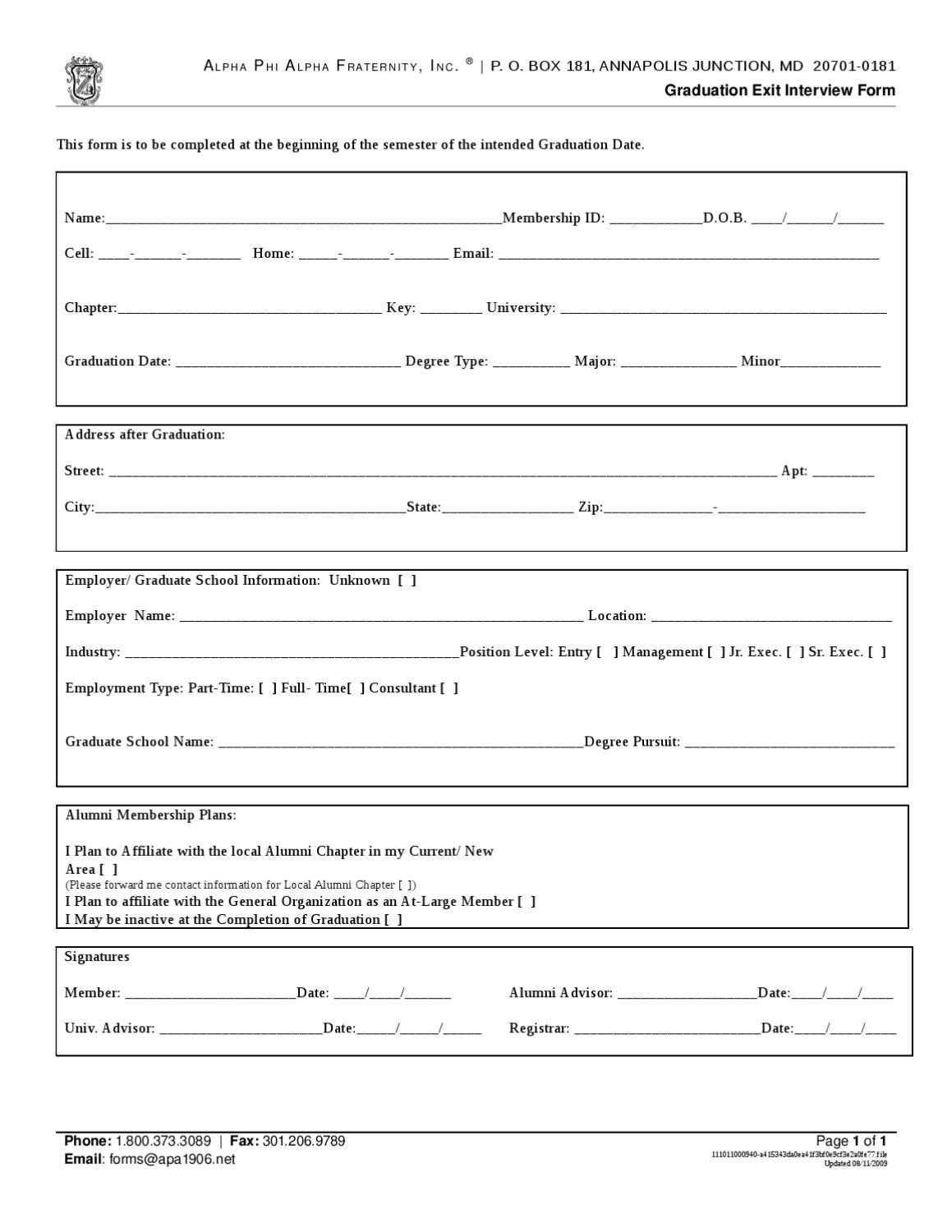 /Graduation_Exit_Interview_Form by Alpha Phi Alpha Fraternity - Issuu