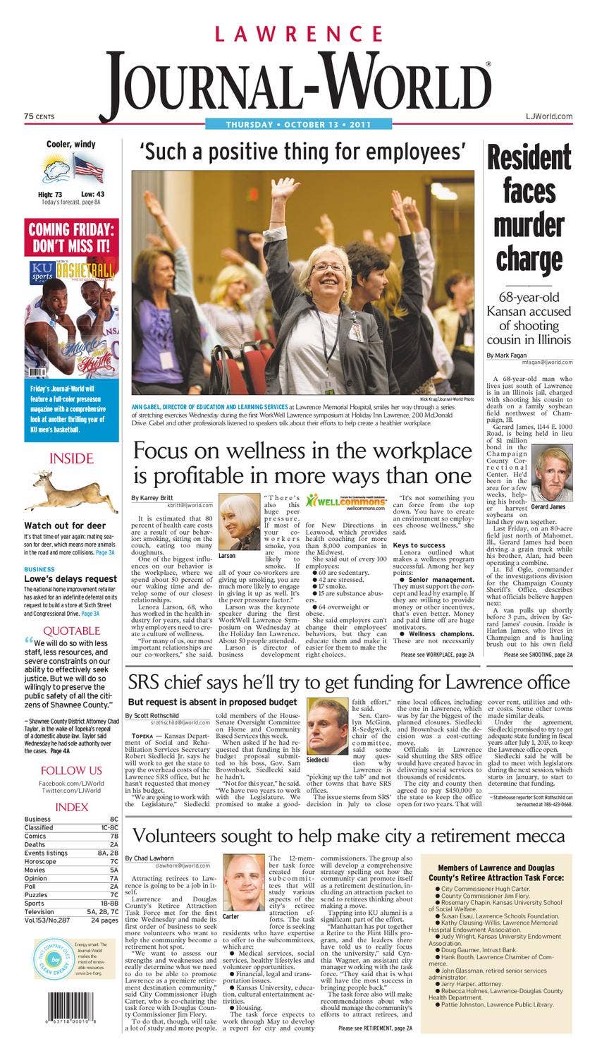Lawrence Journal-World 10-13-11 by Lawrence Journal-World - Issuu