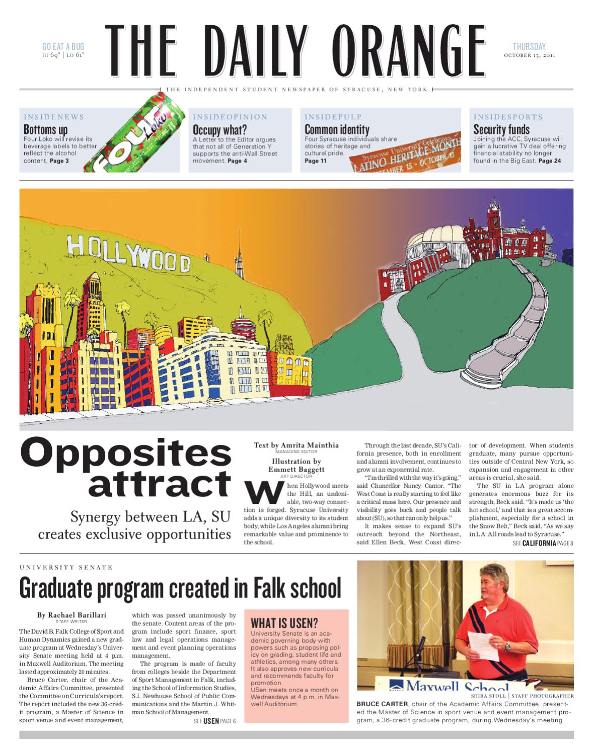 October 13, 2011 by The Daily Orange - Issuu