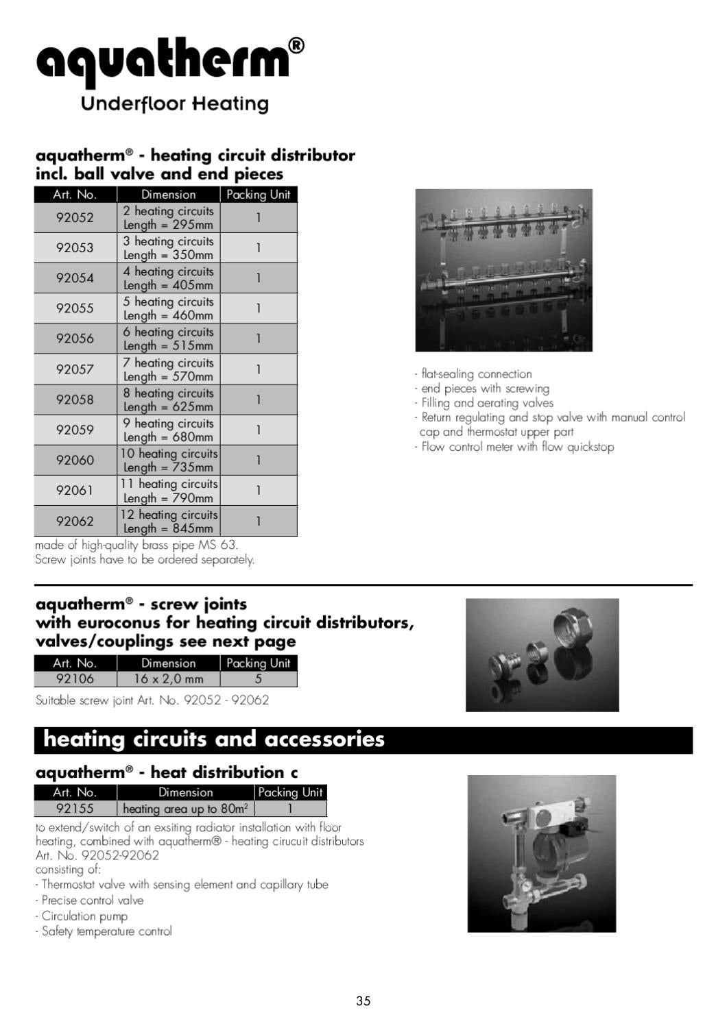 Aquatherm Product catalog by Redfire Design - Issuu
