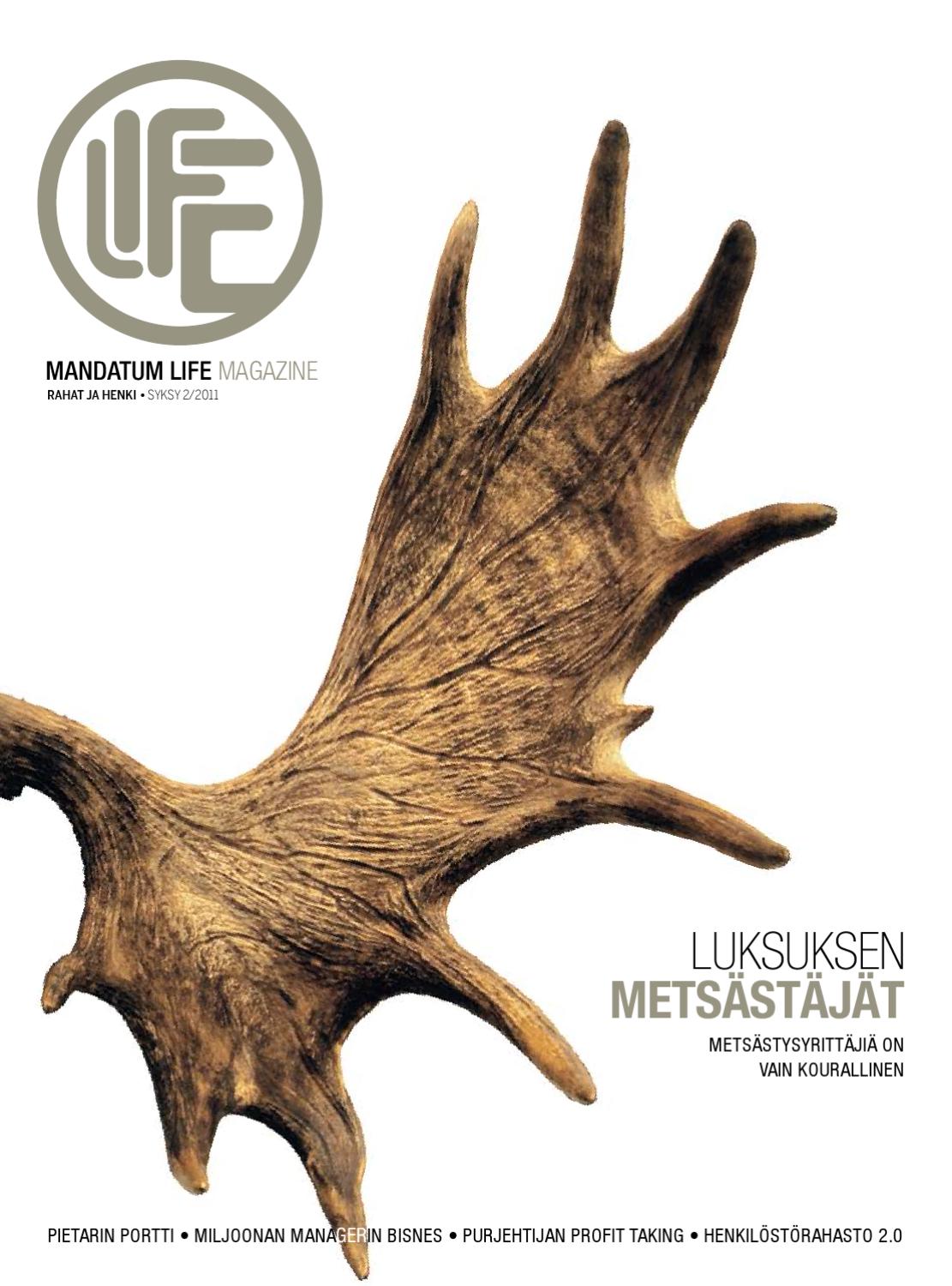 Mandatum Life Syksy 2011 by Mandatum Henkivakuutusyhtio - Issuu