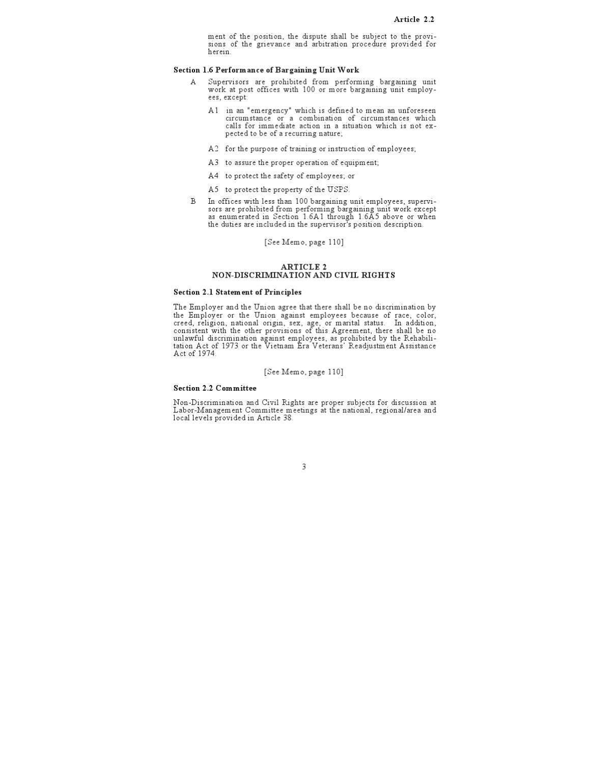 Agreement Contract by National Postal Mail Handlers Union - Issuu