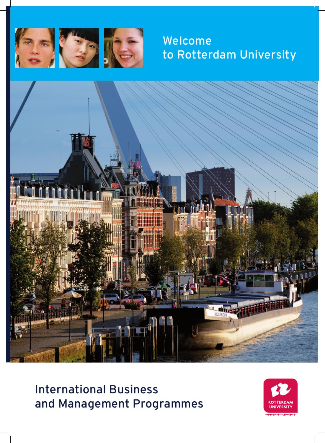 Internationale Brochure by Hogeschool Rotterdam - Issuu