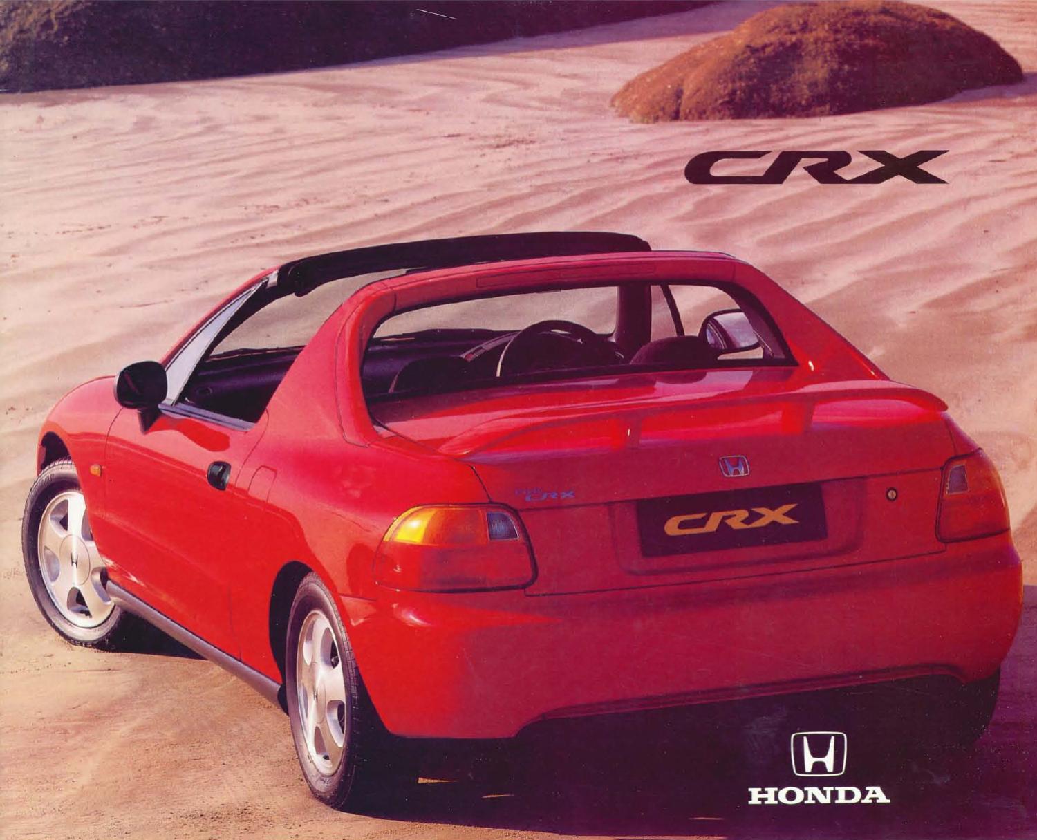 CRX 1993-1998 by Honda España Automóviles - Issuu