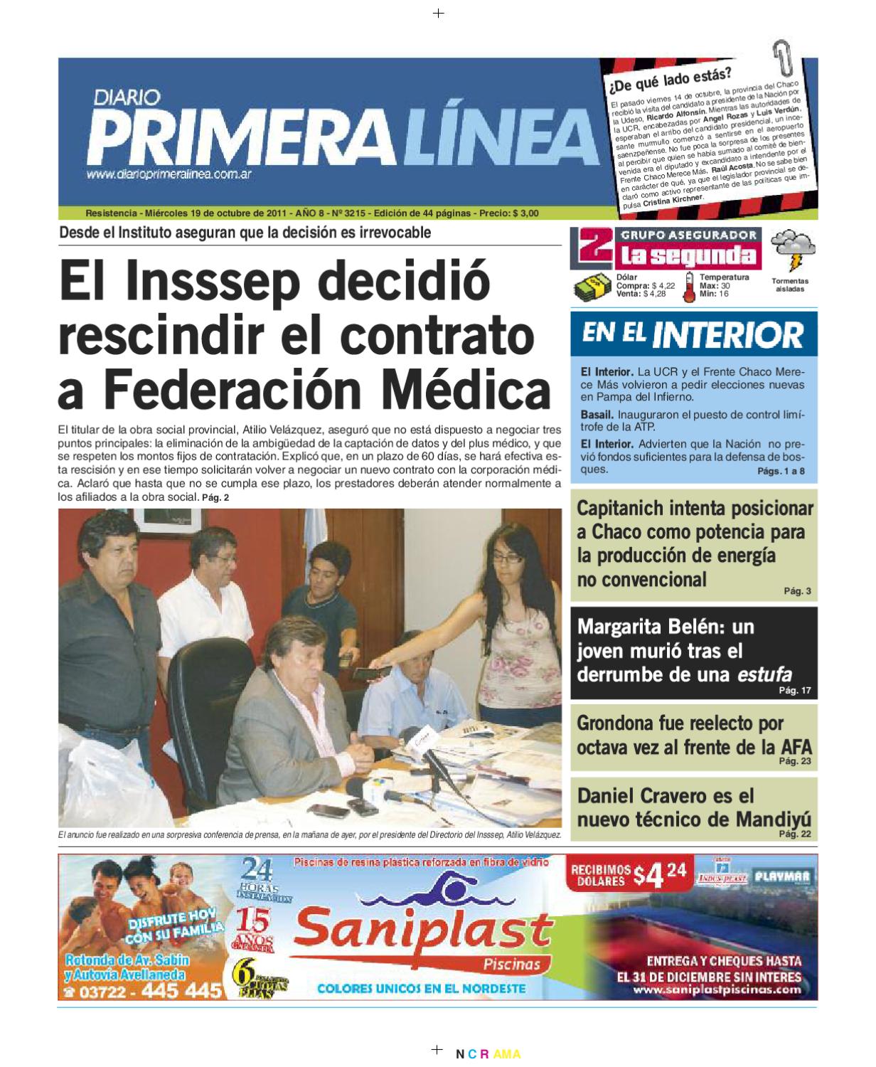 Primera Linea 3215 19-10-11 by Diario Primera Linea - Issuu
