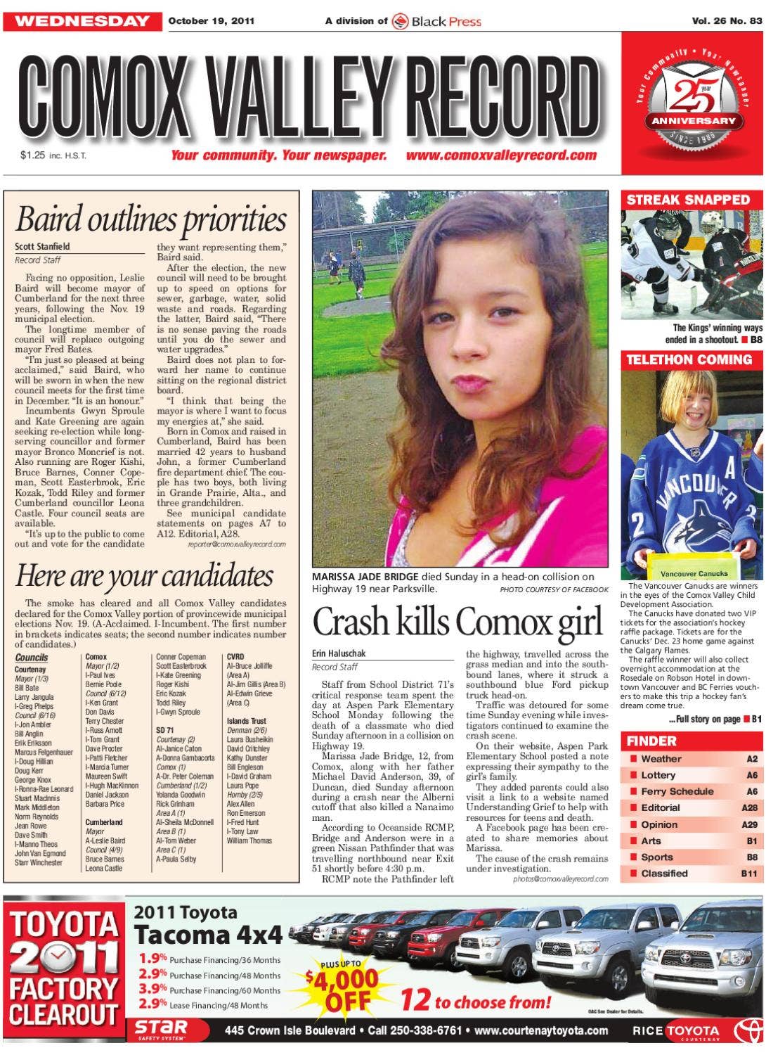 Wed October 19, 2011 Comox Valley Record by Comox Valley Record ...