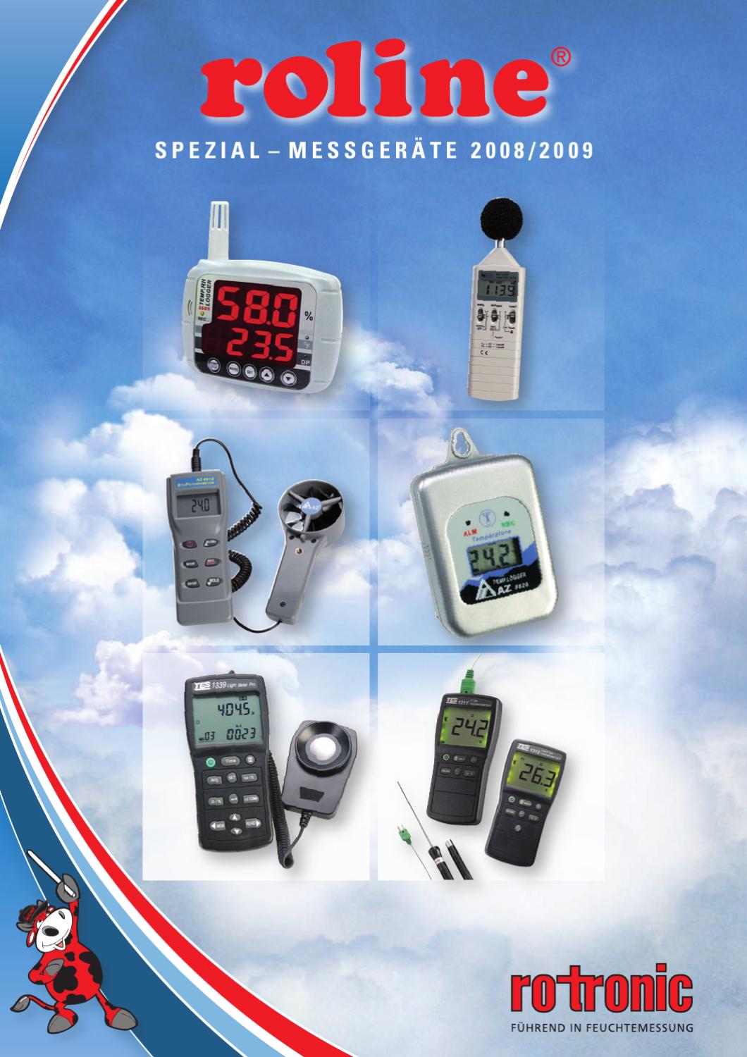 ROLINE Spezial-Messgeräte 2008/2009 by ROTRONIC AG - Issuu