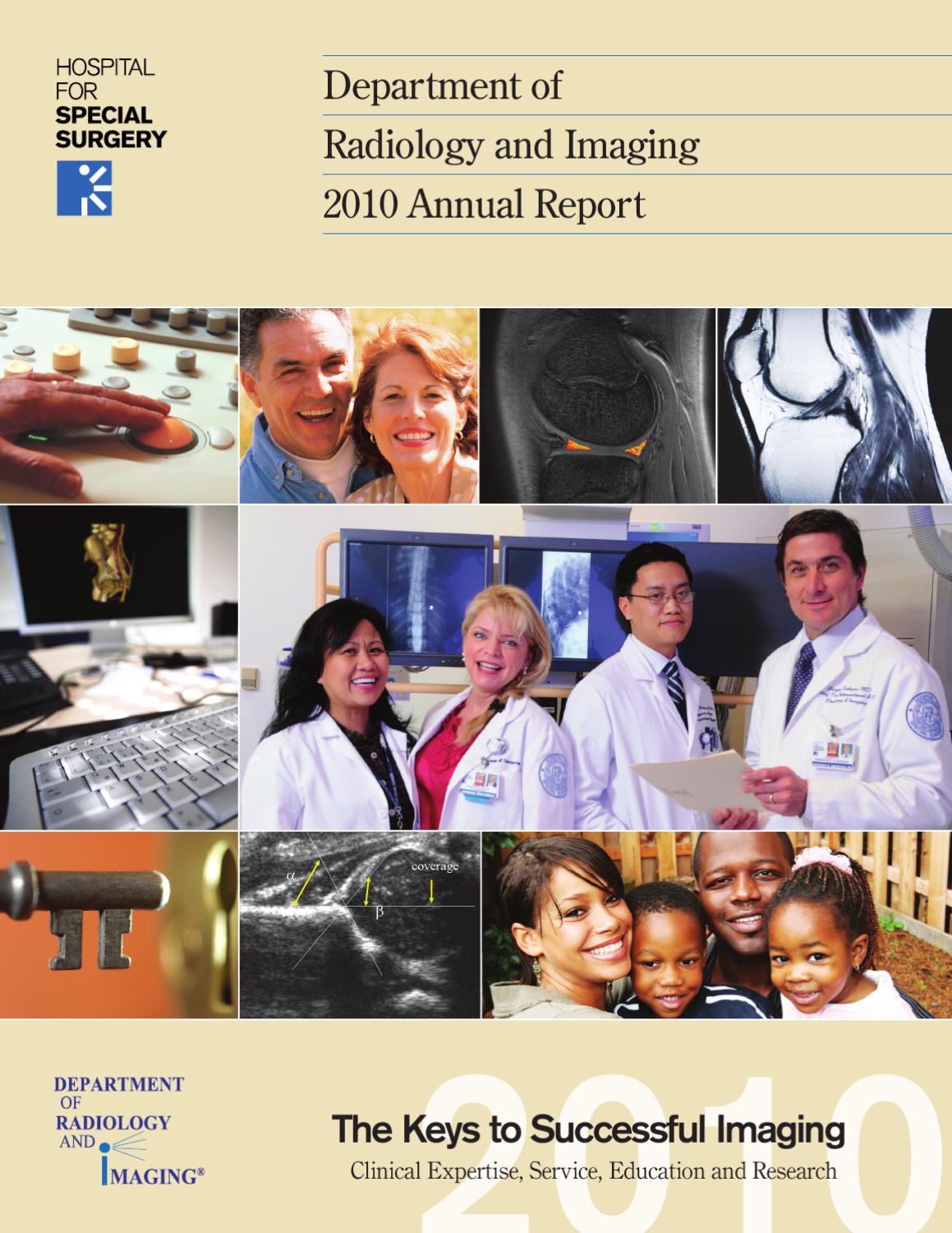 Department of Radiology Annual Report 2010 by Hospital for Special ...