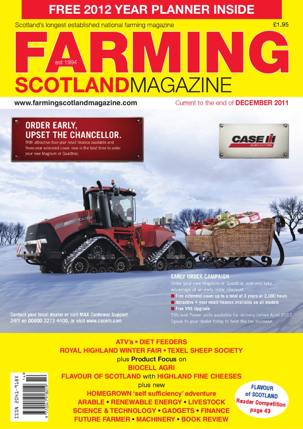 Farming Scotland Magazine (Nov-December 2011) by Athole Design ...