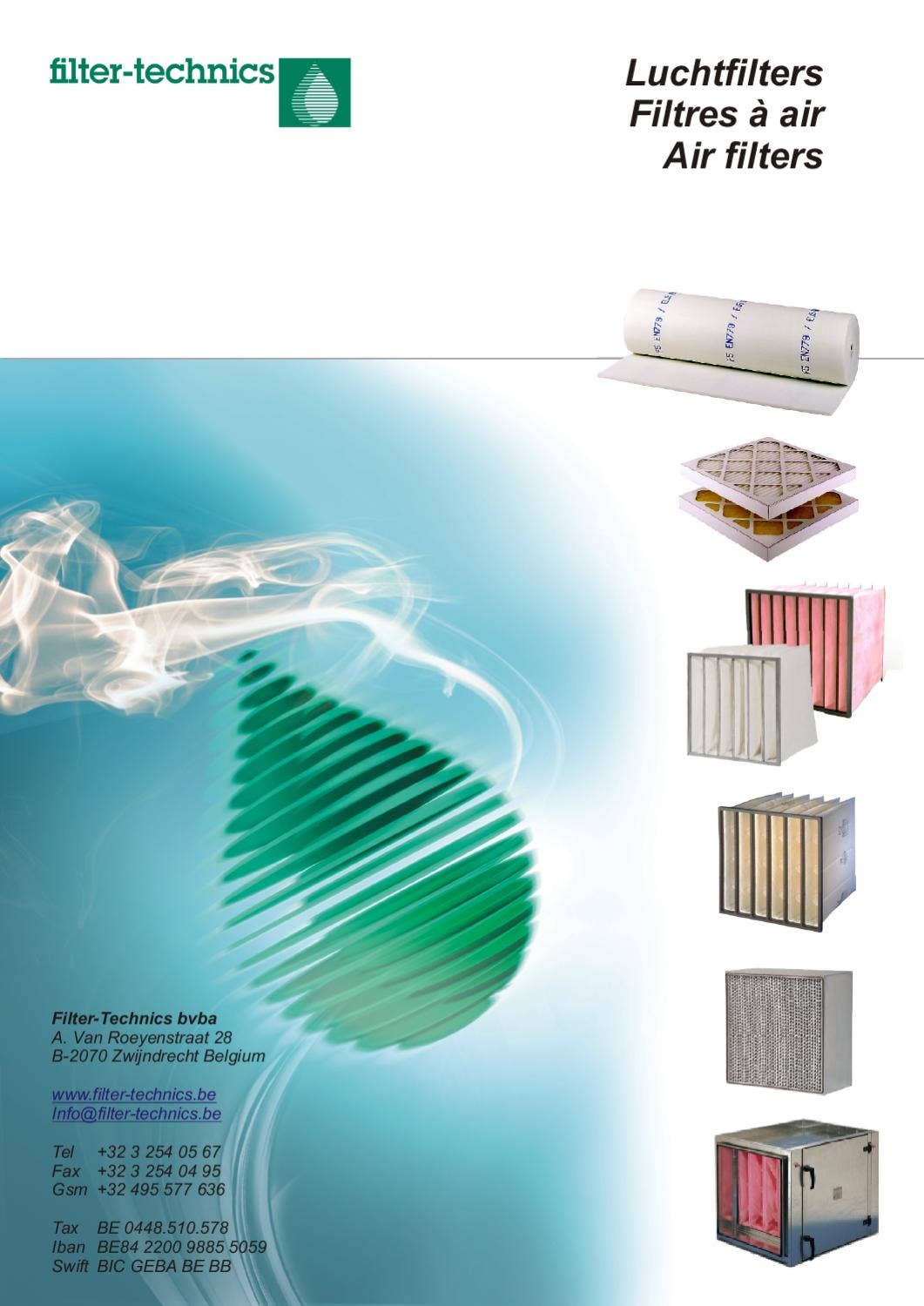Air Filtration brochure Filter-Technics by Filter-Technics - Issuu