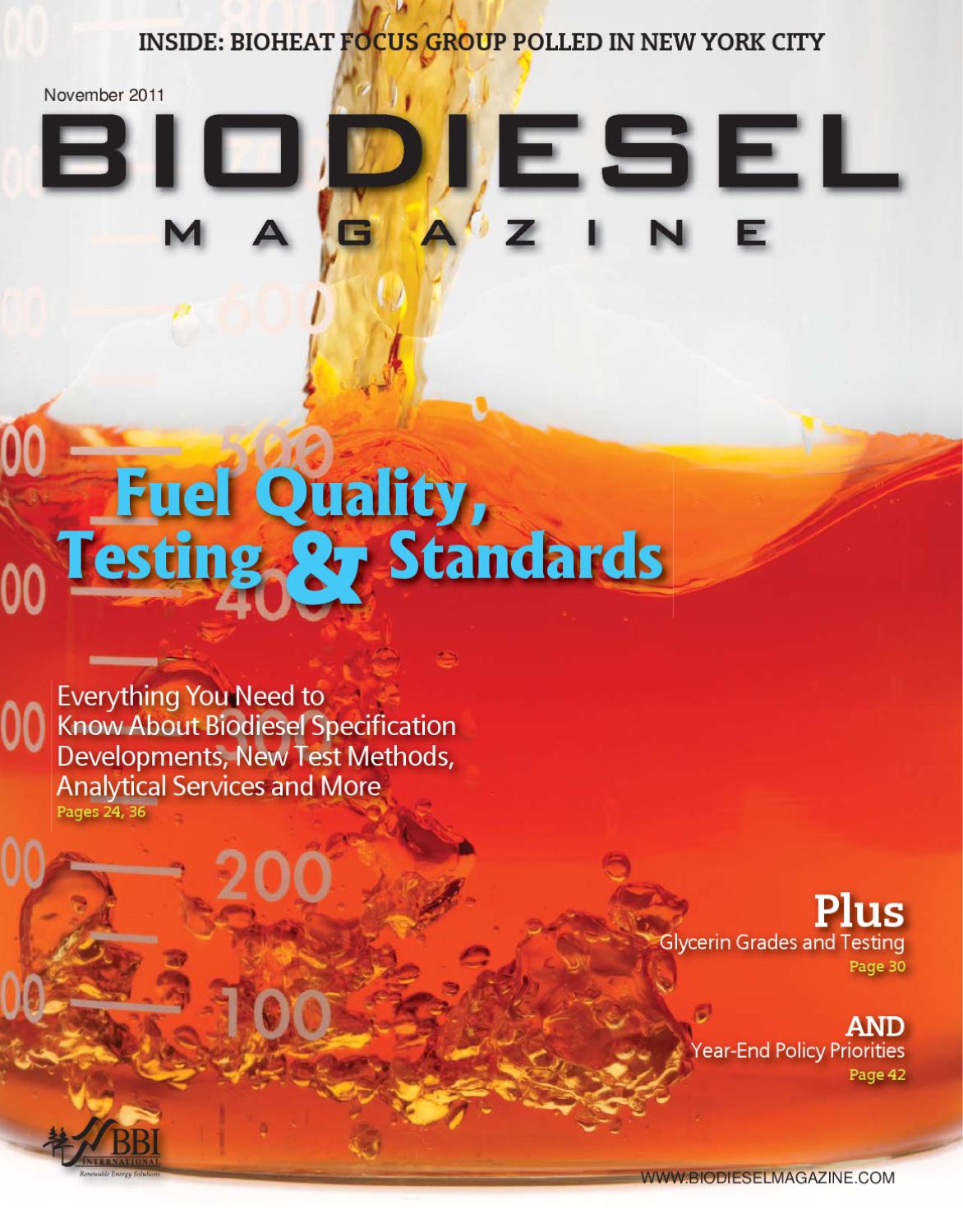 November 2011 Biodiesel Magazine by BBI International - Issuu