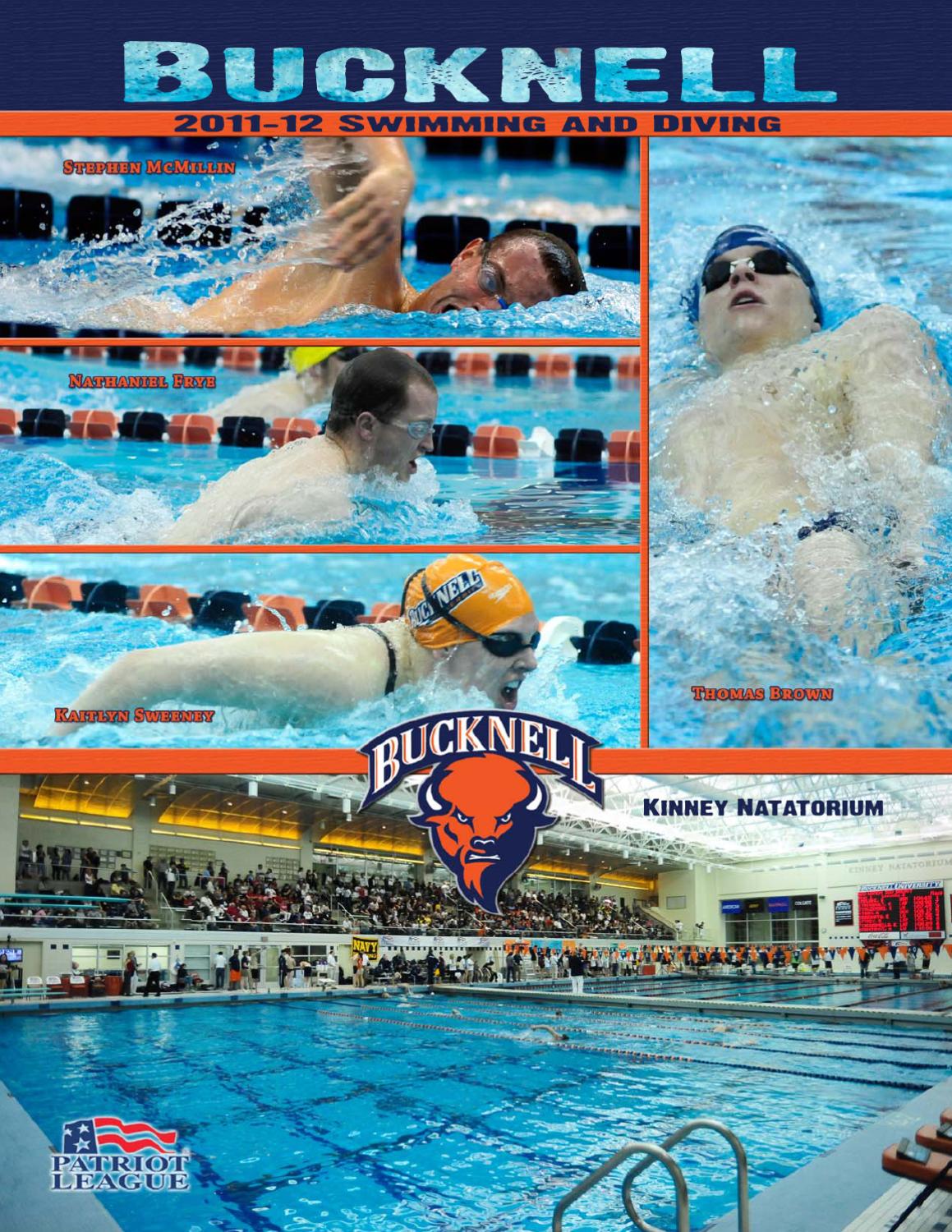 2011 12 Bucknell Swimming And Diving Media Guide By Bucknell University