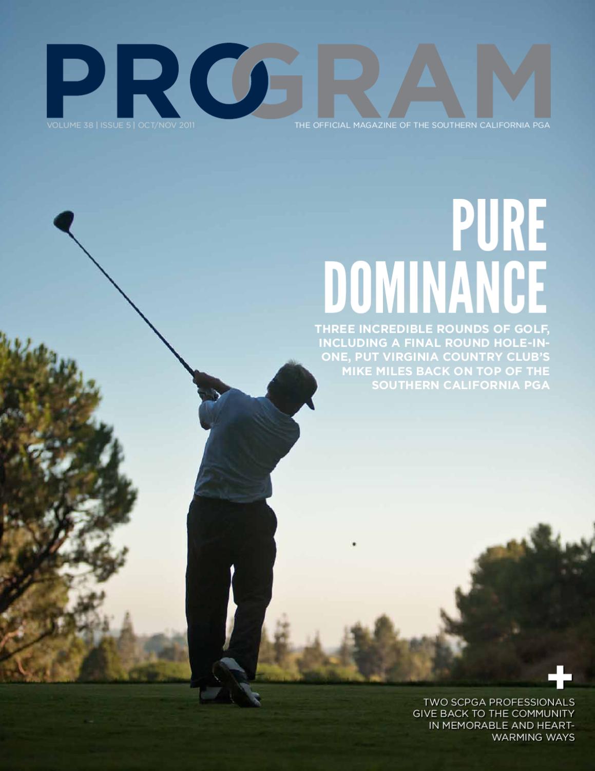 SCPGA Program Magazine Oct/Nov issue by Southern California PGA - Issuu