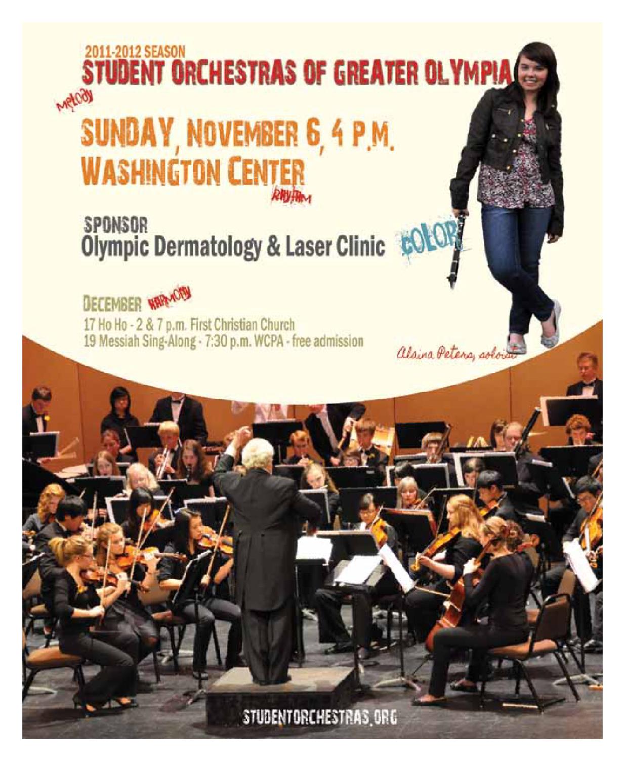 SOGO Sunday, November 6, 4 p.m. Program by Student Orchestras of ...