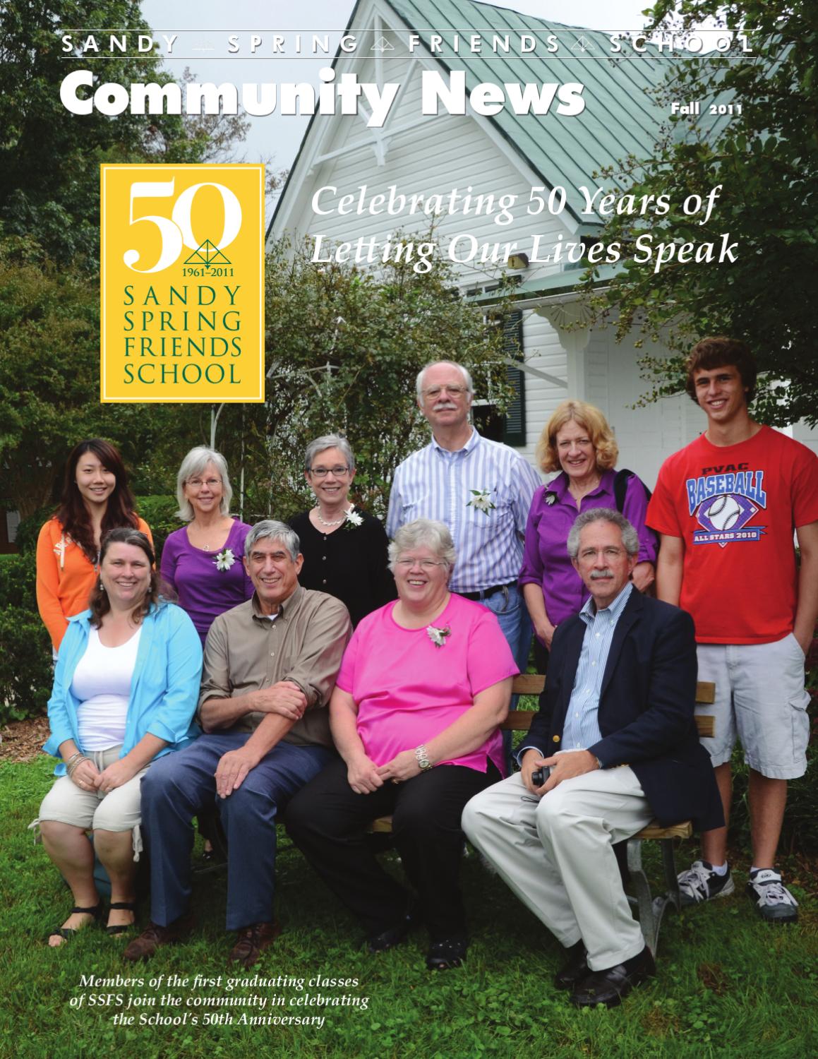 Sandy Spring Friends School Community News: Fall 2011 by Sandy Spring ...